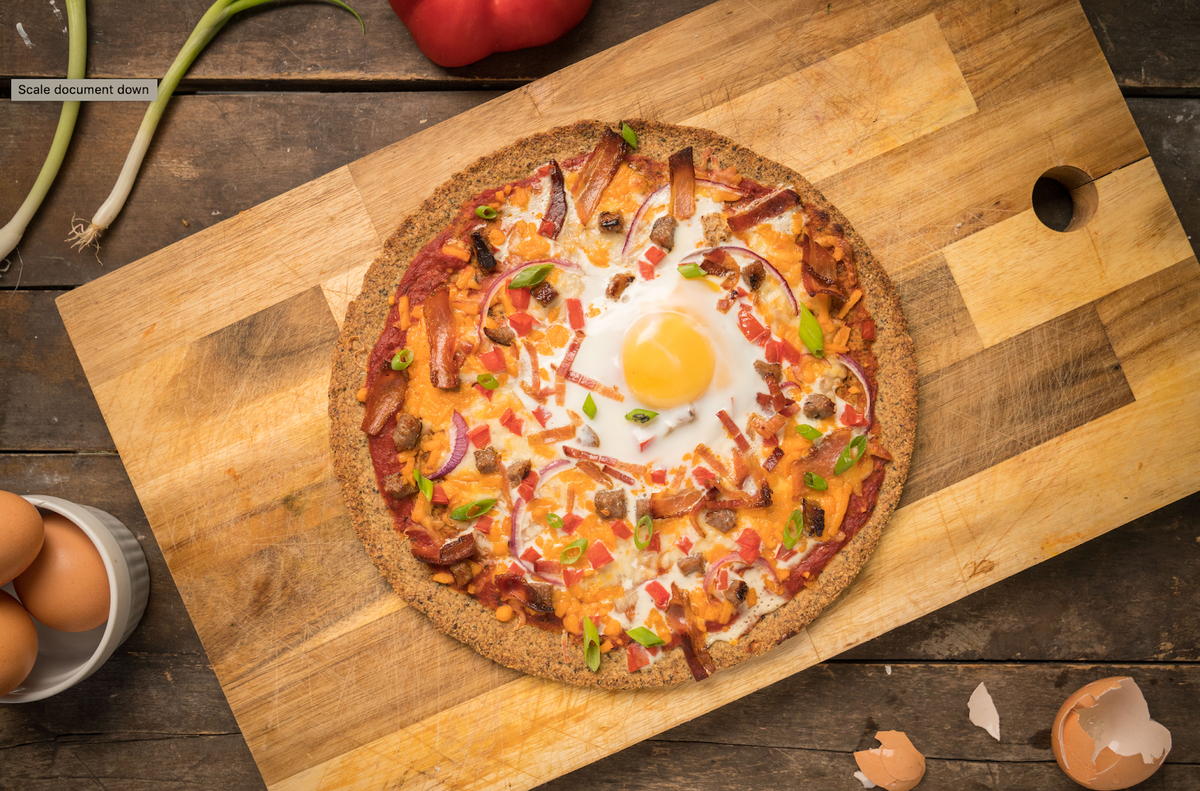 Uncrust Breakfast Pizza – Unbun Foods