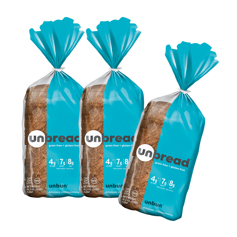 3-Pack Bread – Unbun Foods